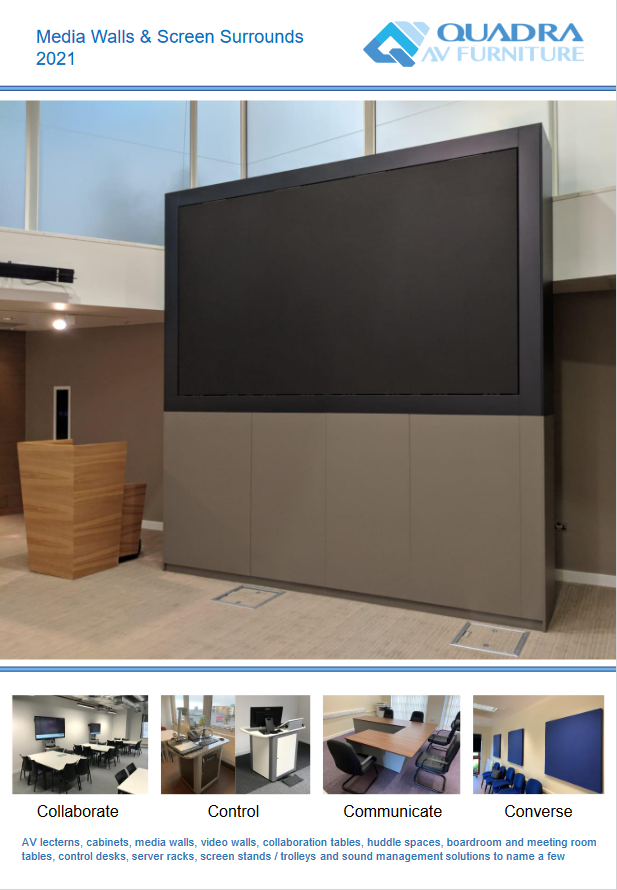 Brochures - Quadra AV Furniture UK