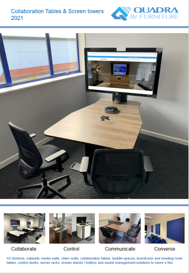 Brochures - Quadra AV Furniture UK
